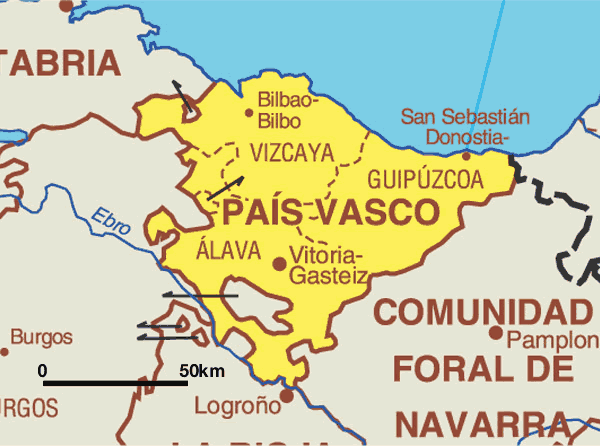 Itinerario Verde: Guernica, localizacion